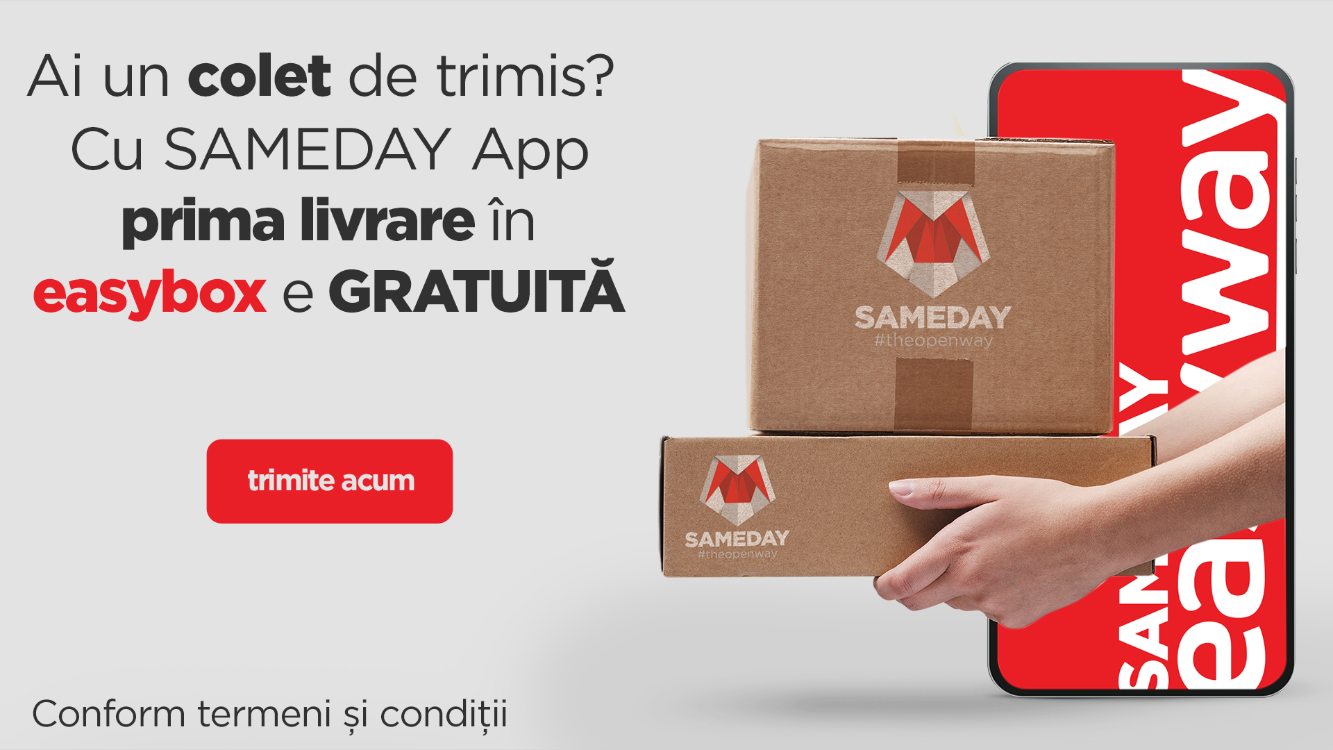 Sameday – Trimite Rapid Colete - Curier Rapid National