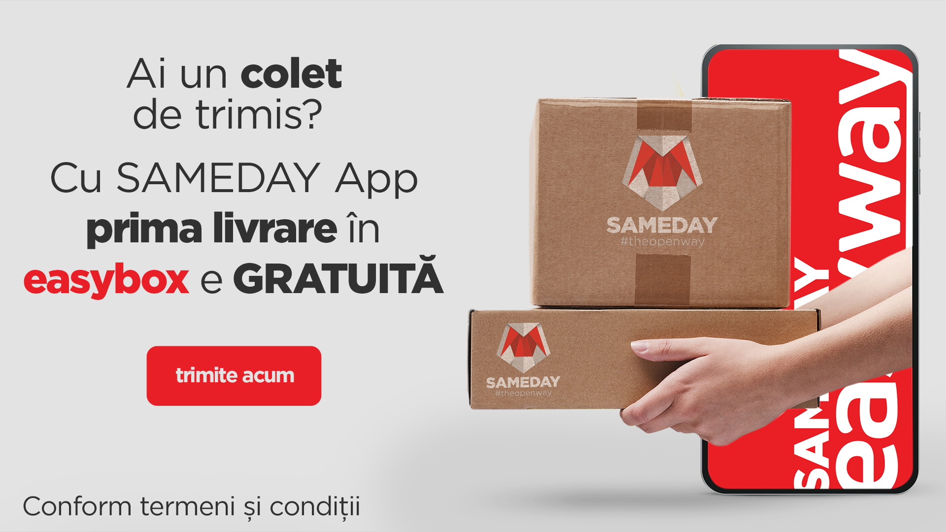 Sameday – Trimite Rapid Colete - Curier Rapid National